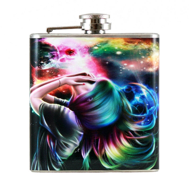 Custom Graphic 8oz Hip Flask: Full Color Photo & Logo Printing - Etsy