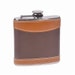 6oz Customized Leather Wrapped Hip Flask - Etsy