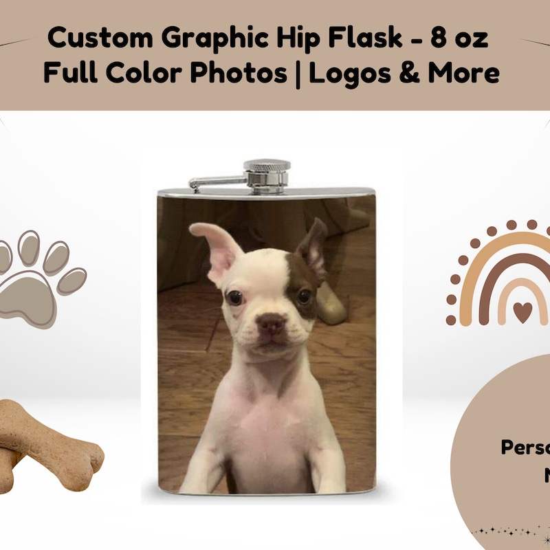 Custom Image Hip Flask - Etsy