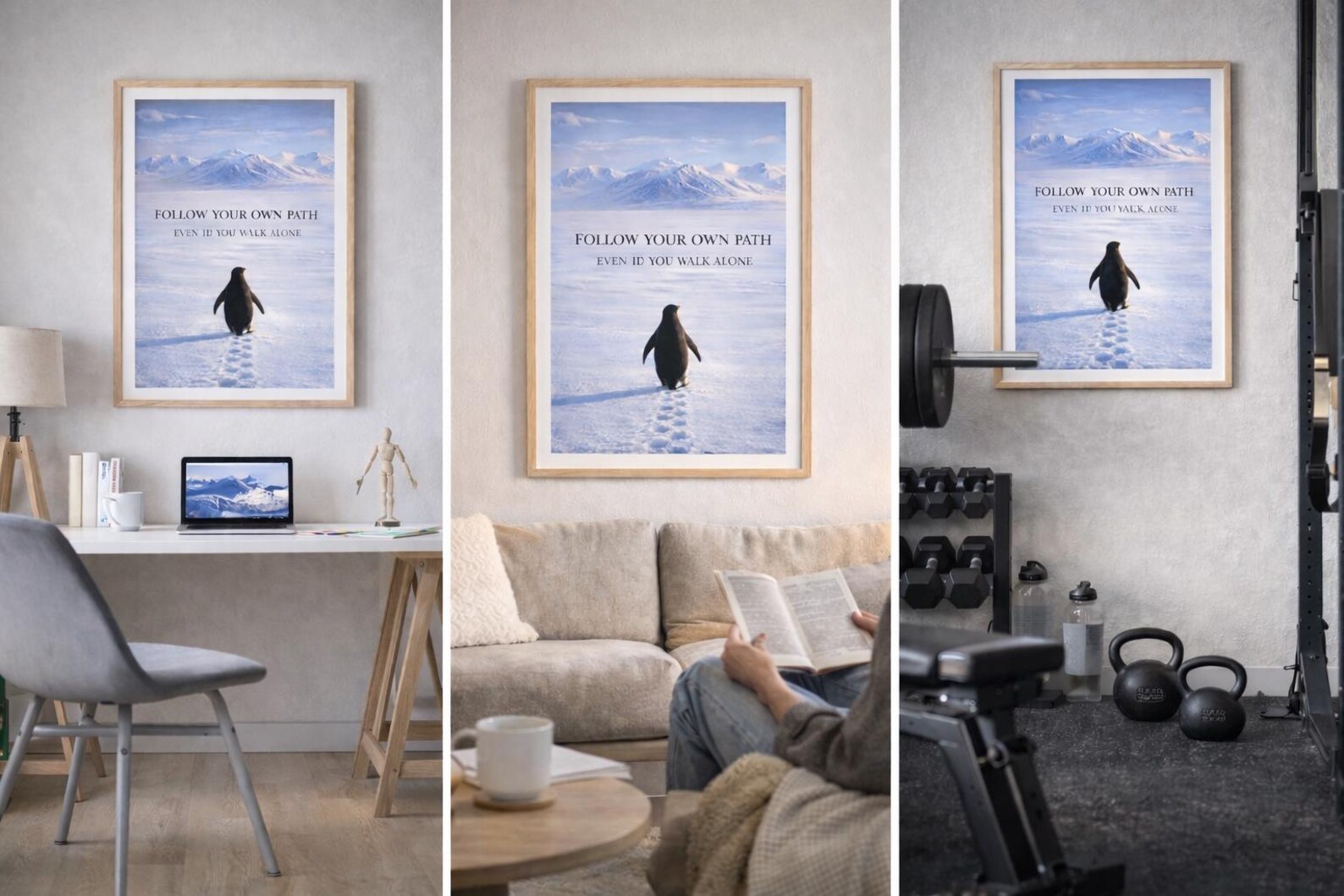 Famous Penguin Wall Art – Motivational | Digital Download - Etsy