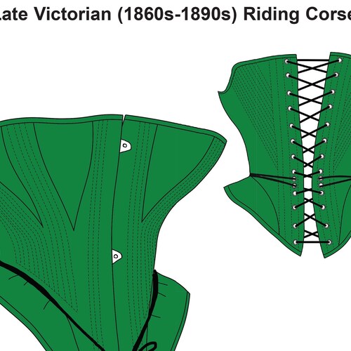 RH944 Quick Print 1880s Corset Pattern - Etsy