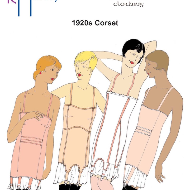 1920s Corset Bra Pattern - Etsy