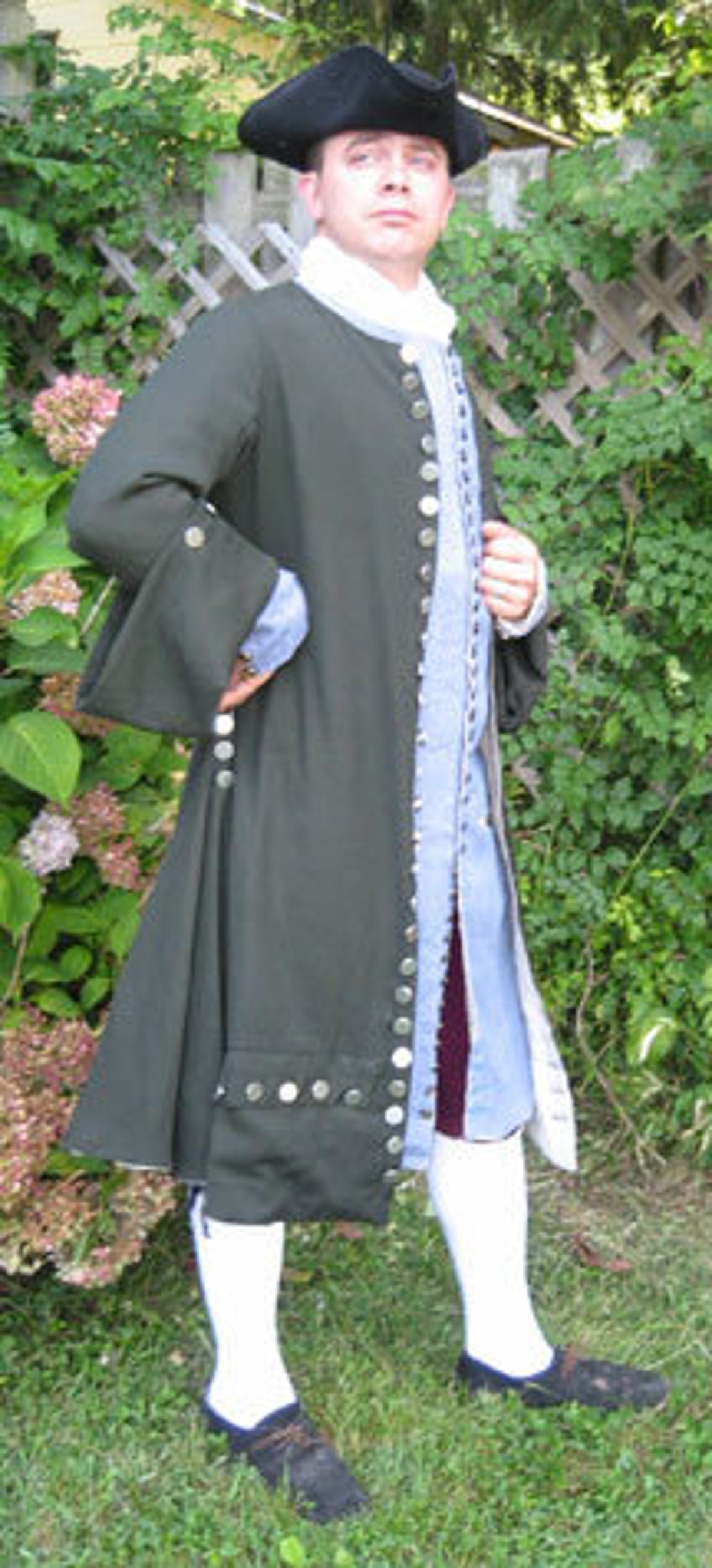 RH702 — Quick Print 1700s Frock Coat Pirate Coat Pattern - Etsy