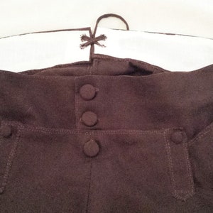 RH812 — Quick Print 1770s-1790s Rev War Fall-front Breeches Pattern - Etsy