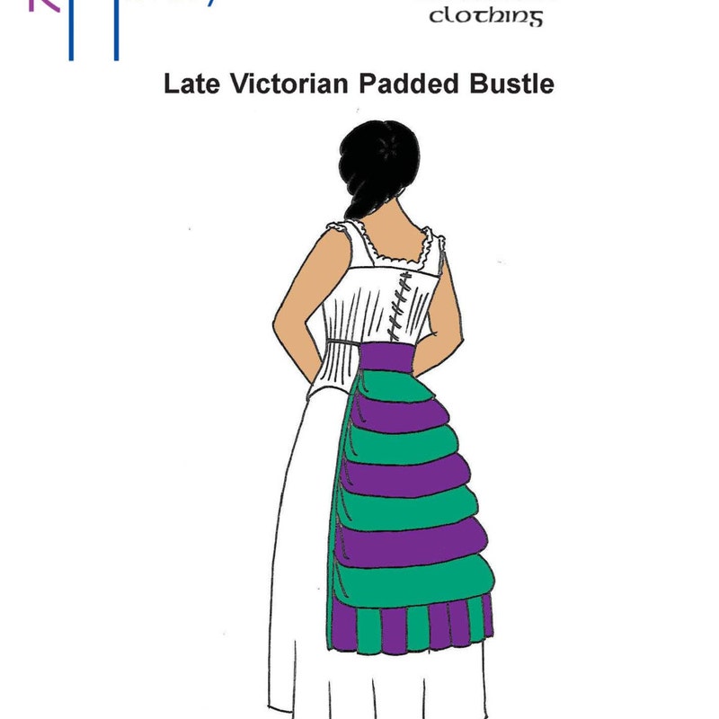 Bustle Dress Pattern - Etsy