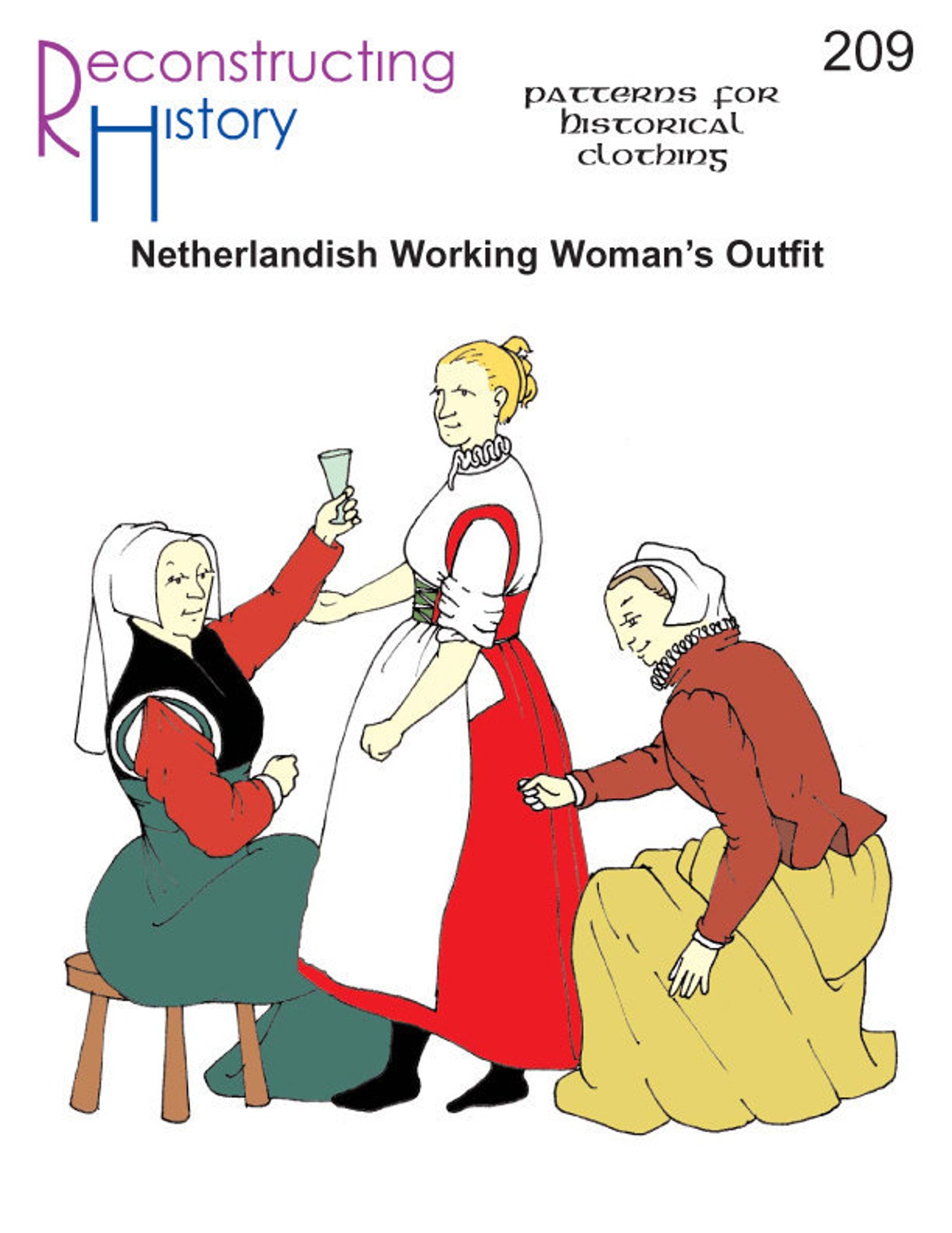 RH209 Quick Print Netherlands Working Women's Flemish - Etsy