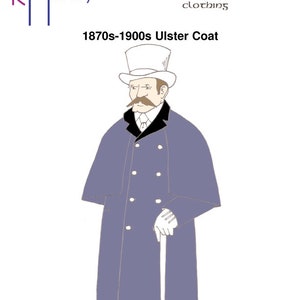 RH939 — Quick Print Gentleman’s Ulster Top Coat Pattern - Etsy