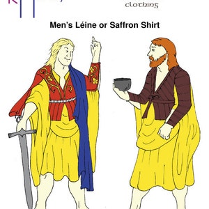 RH304 — Quick Print Irish Man's Léine Pattern - Etsy