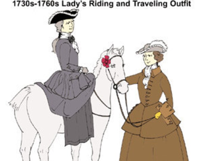 Jrhabit 1770's Riding Habit Sewing Pattern by JP Ryan - Etsy