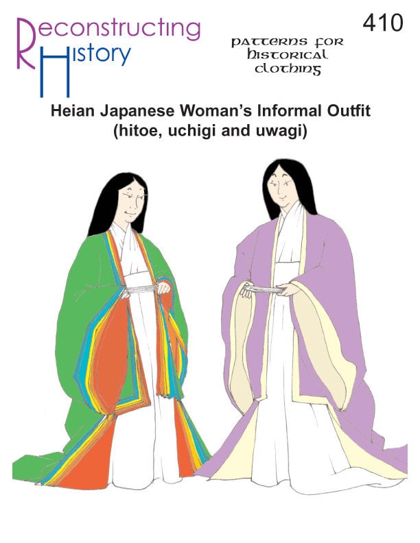 RH410 — Quick Print Heian Japanese Lady's Hitoe Uchigi Uwagi Juni Hitoe ...