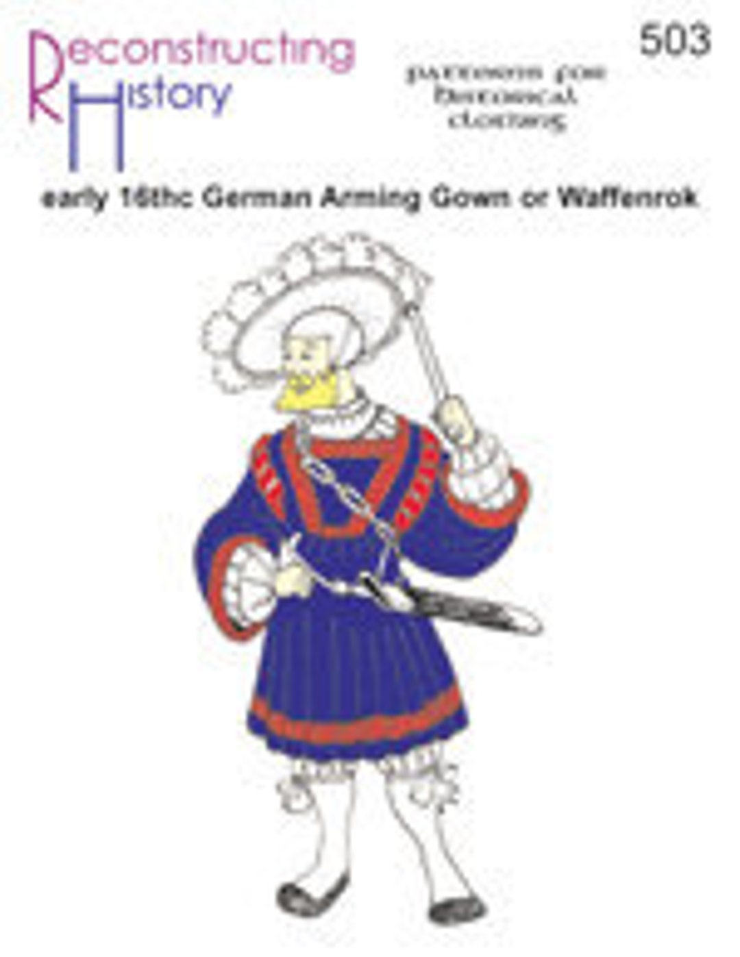 RH503 Quick Print Landsknecht Waffenrok Pattern - Etsy