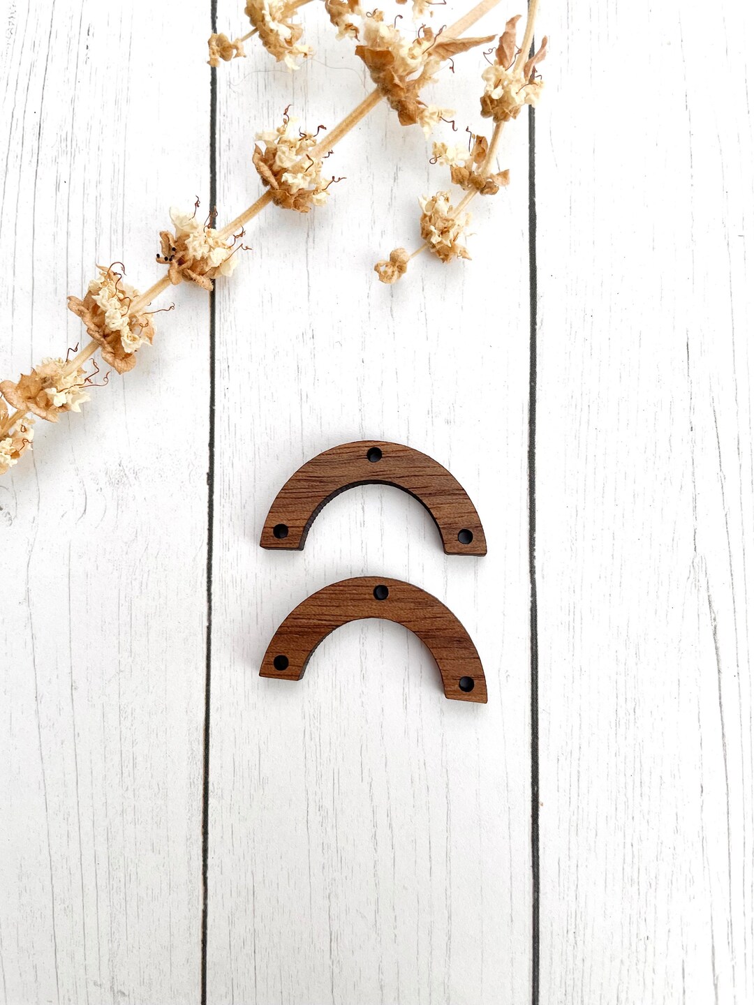 1.2” Wide Arch Connector - Finished Wood. Supplies / Blanks / Findings ...