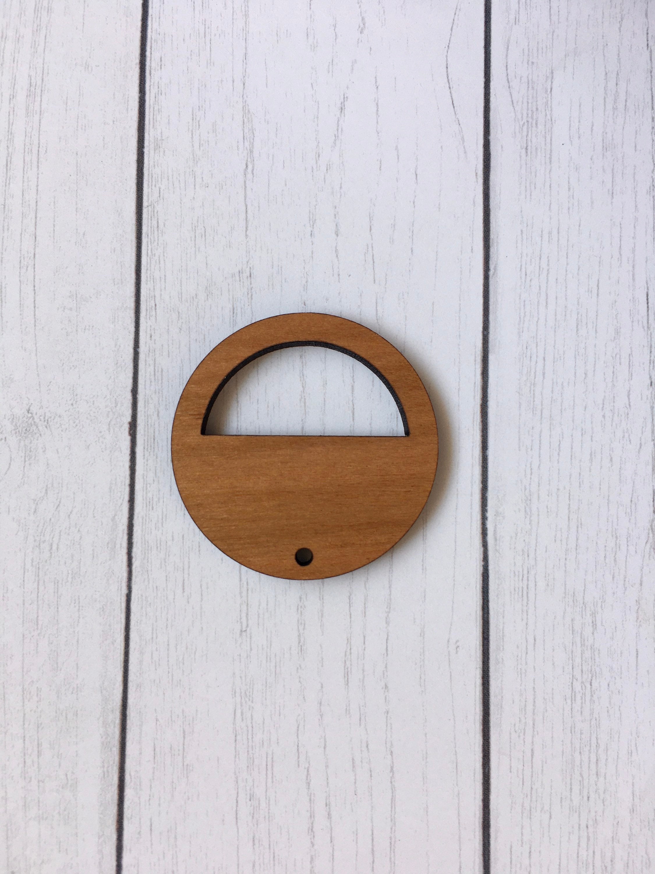 Small Circle Macrame Earring / Pendant Pieces Supplies / | Etsy