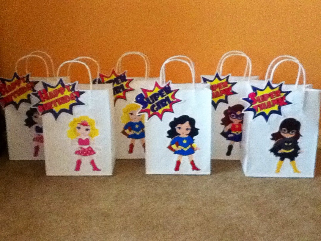 Cute Superheros Goody Bags Set of 10 - Etsy