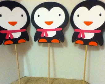Penguin Goody Bags, Penguin Favor Bags, Penguin Party Bags, Winter ...