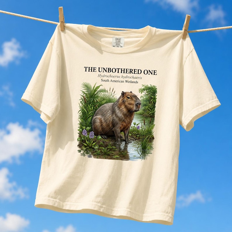 Funny Capybara Tshirt, Capybara Comfort Colors Shirt, Capybara Gifts ...