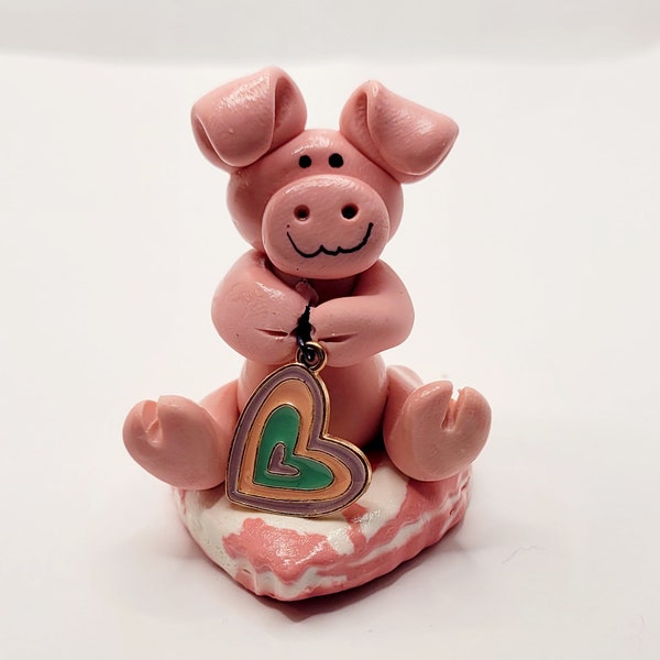Polymer Clay Pig - Etsy