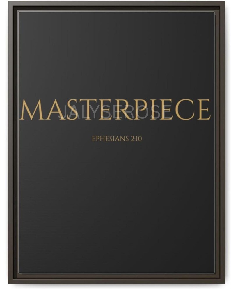 Masterpiece Ephesians 2:10 Canvas - Etsy