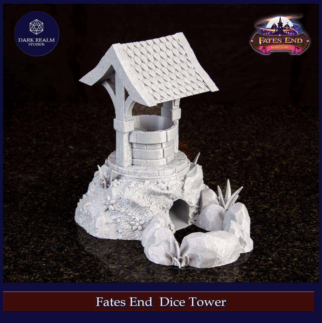 Wishing Well Dice Tower, RPG Dice Roller, Roleplaying Gifts, RPG Accessories, Dungeons and ...