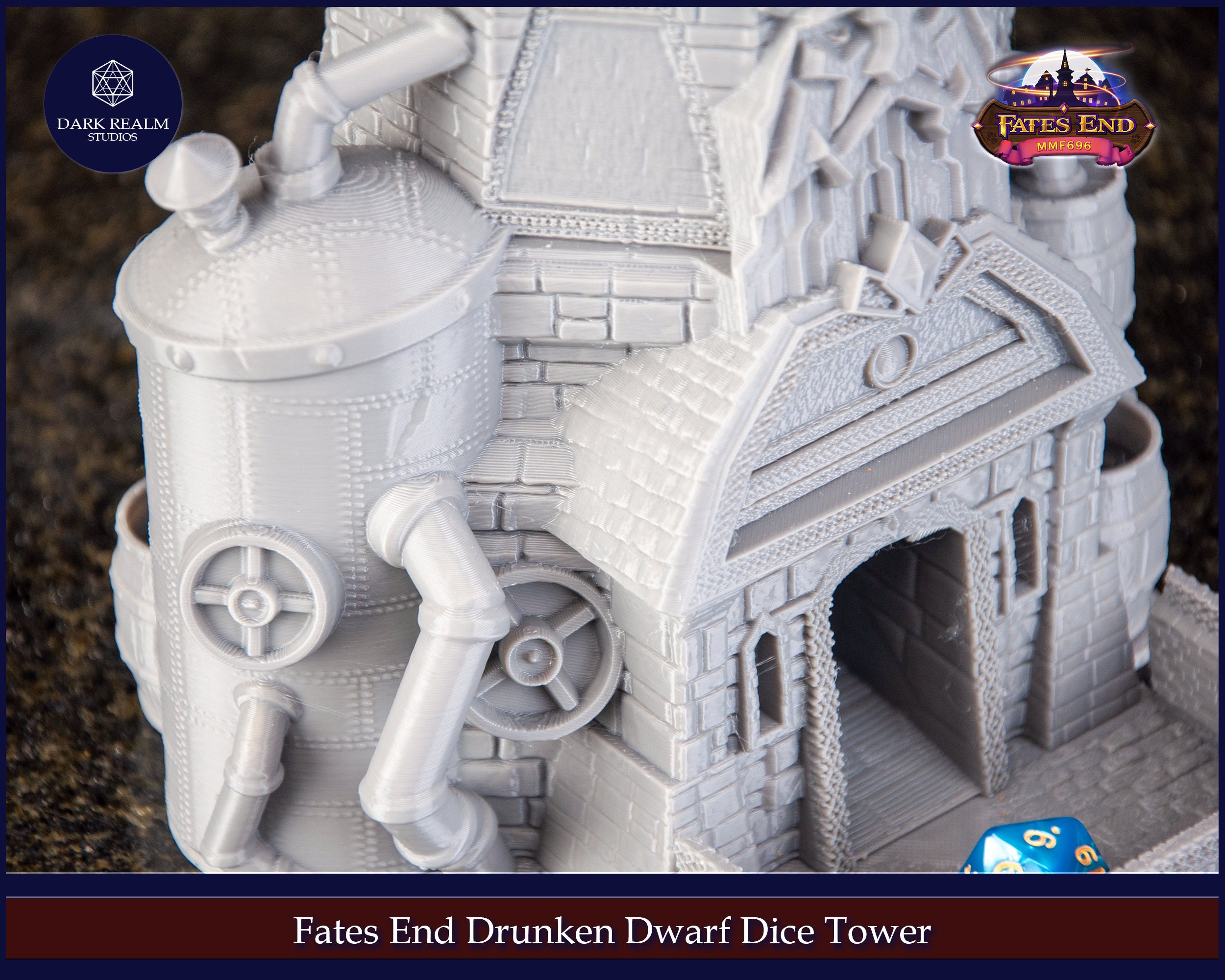 Drunken Dwarf Dice Tower RPG Dice Roller Roleplaying Gifts - Etsy