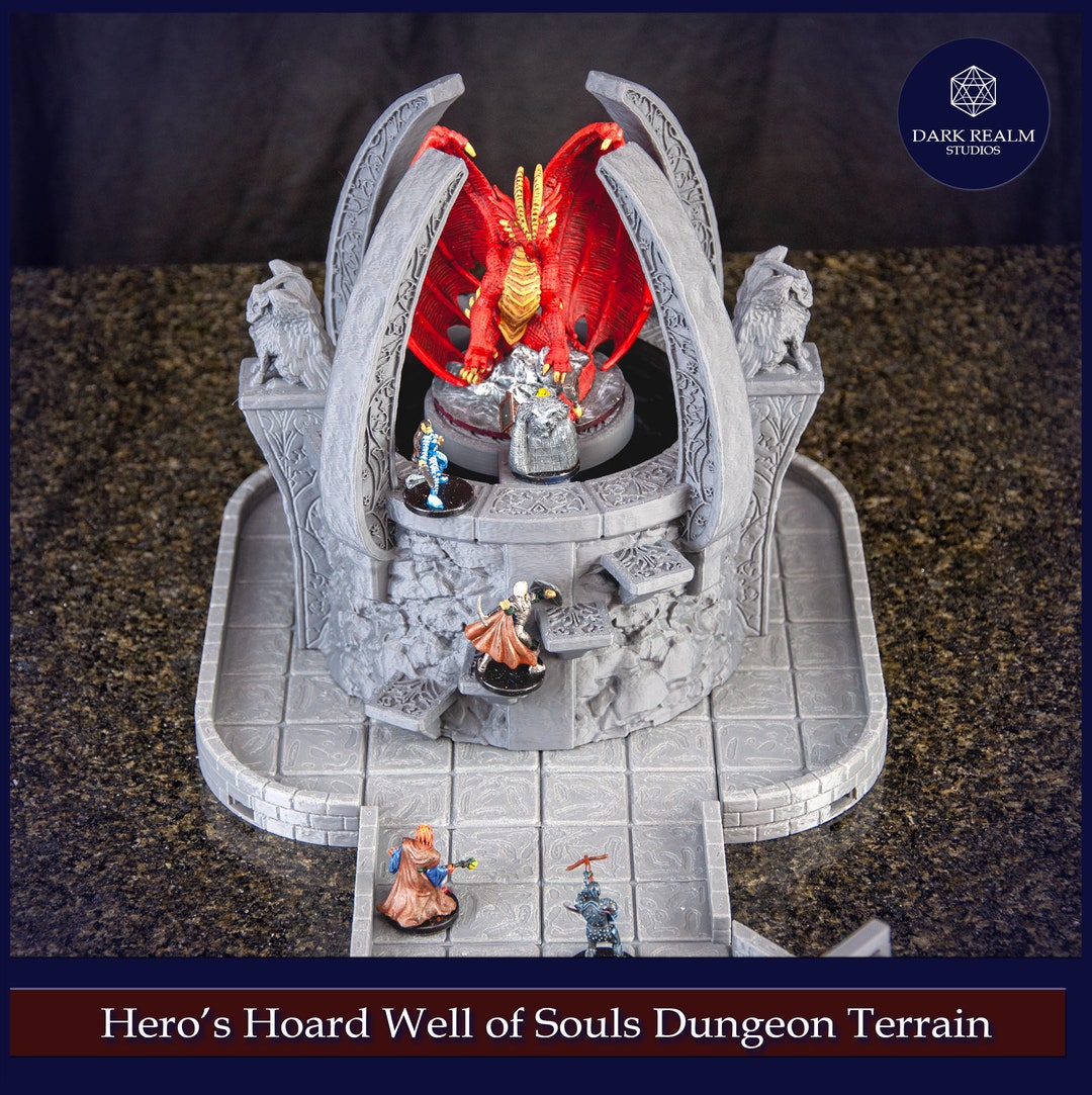 3D Printed Well of Souls Dungeon Terrain: 28mm RPG Scatter - Etsy