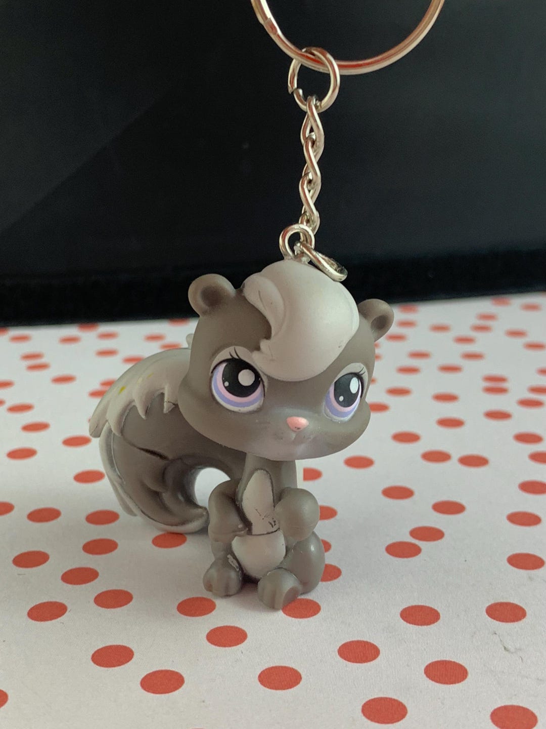 Vintage Littlest Pet Shop Grey Squirrel #132 Keychain – Adorable ...