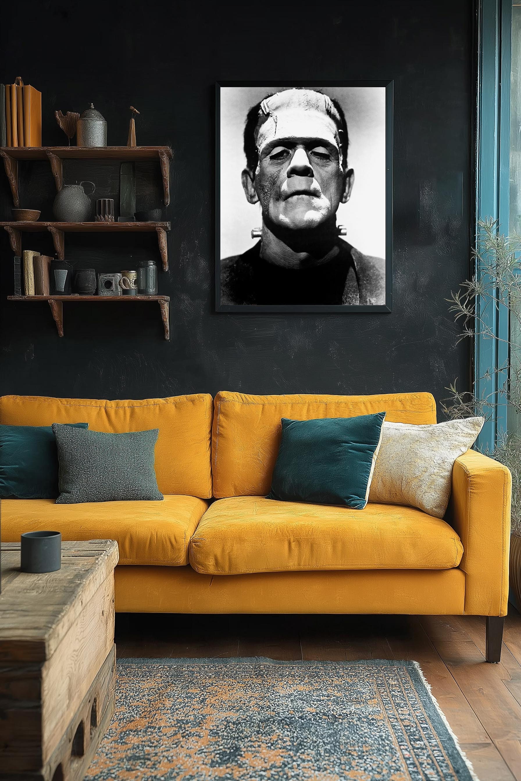 FRANKENSTEIN POSTER | Printable Wall Art | 30's Horror Movie Photo ...