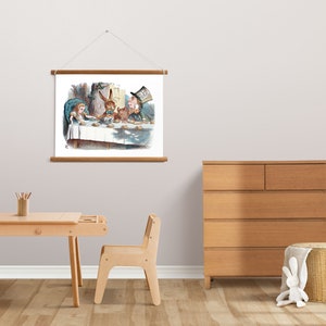 Mad Hatter Tea Party Printable Wall Art | Alice in Wonderland Decor ...