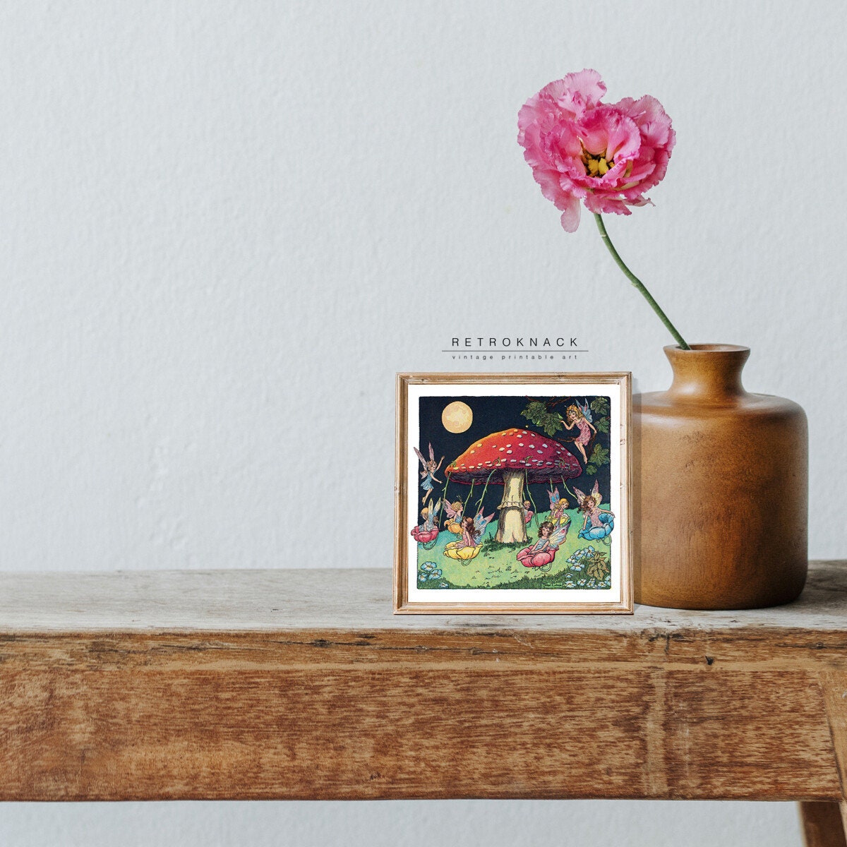 FAIRY Carousel | Printable Wall Art | Enchanted Forest Decor | Mini Art ...