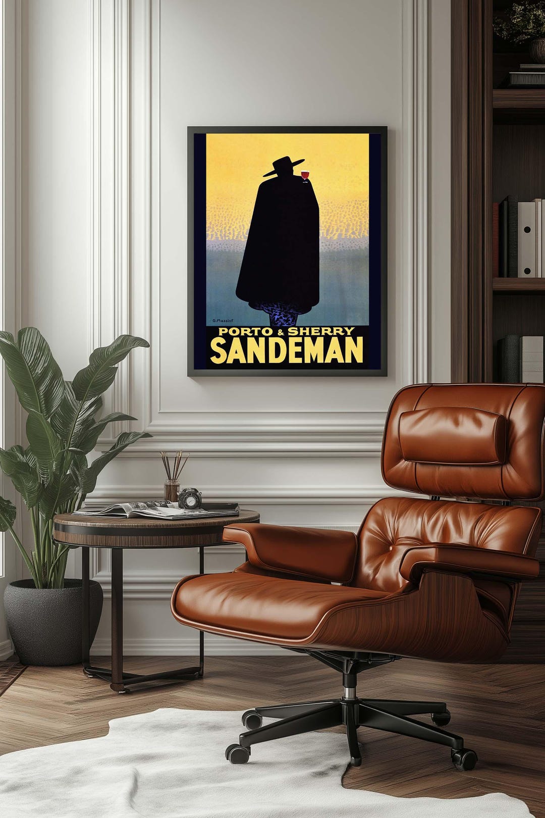 Sandeman Porto & Sherry 20’s Drink Ad Poster | Printable Wall Art, Port ...