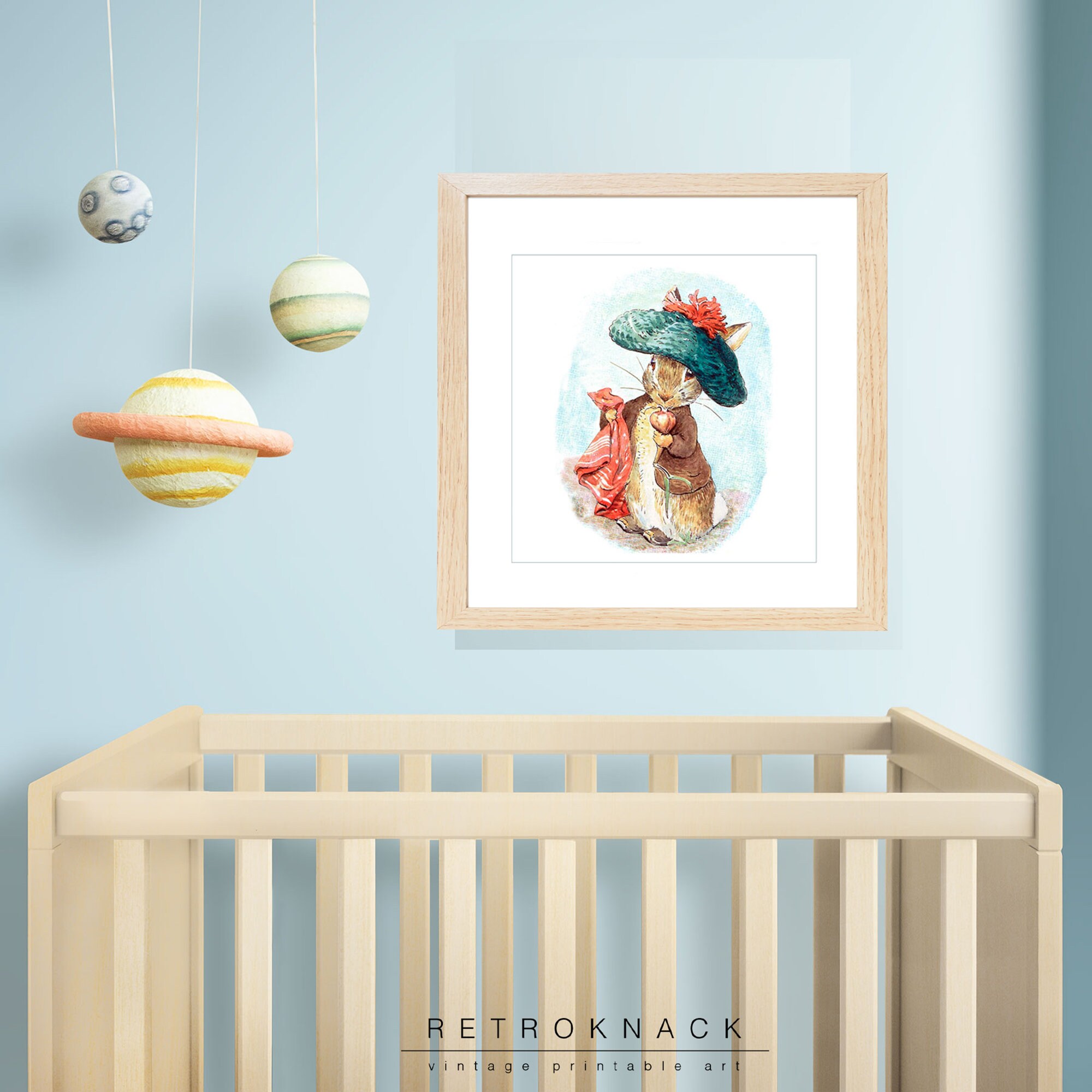 Beatrix Potter Nursery Decor Printable Wall Art PETER RABBIT Baby Boy ...