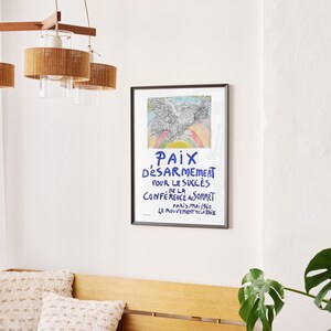 PICASSO Dove of Peace | Printable Wall Art Picasso Prints | Mid-century ...