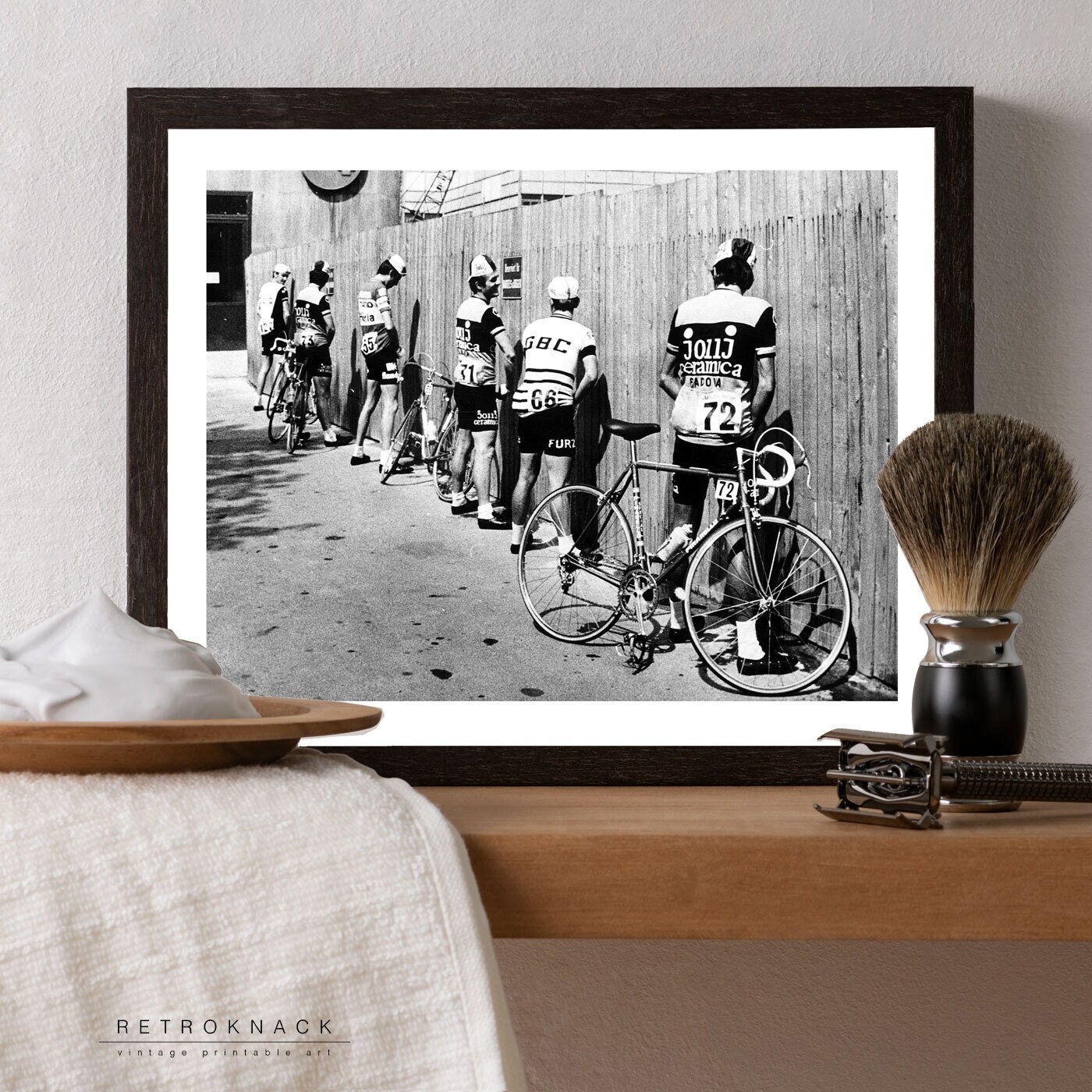 Cyclists Peeing Printable Photo | Bathroom Decor | Cycling Print ...