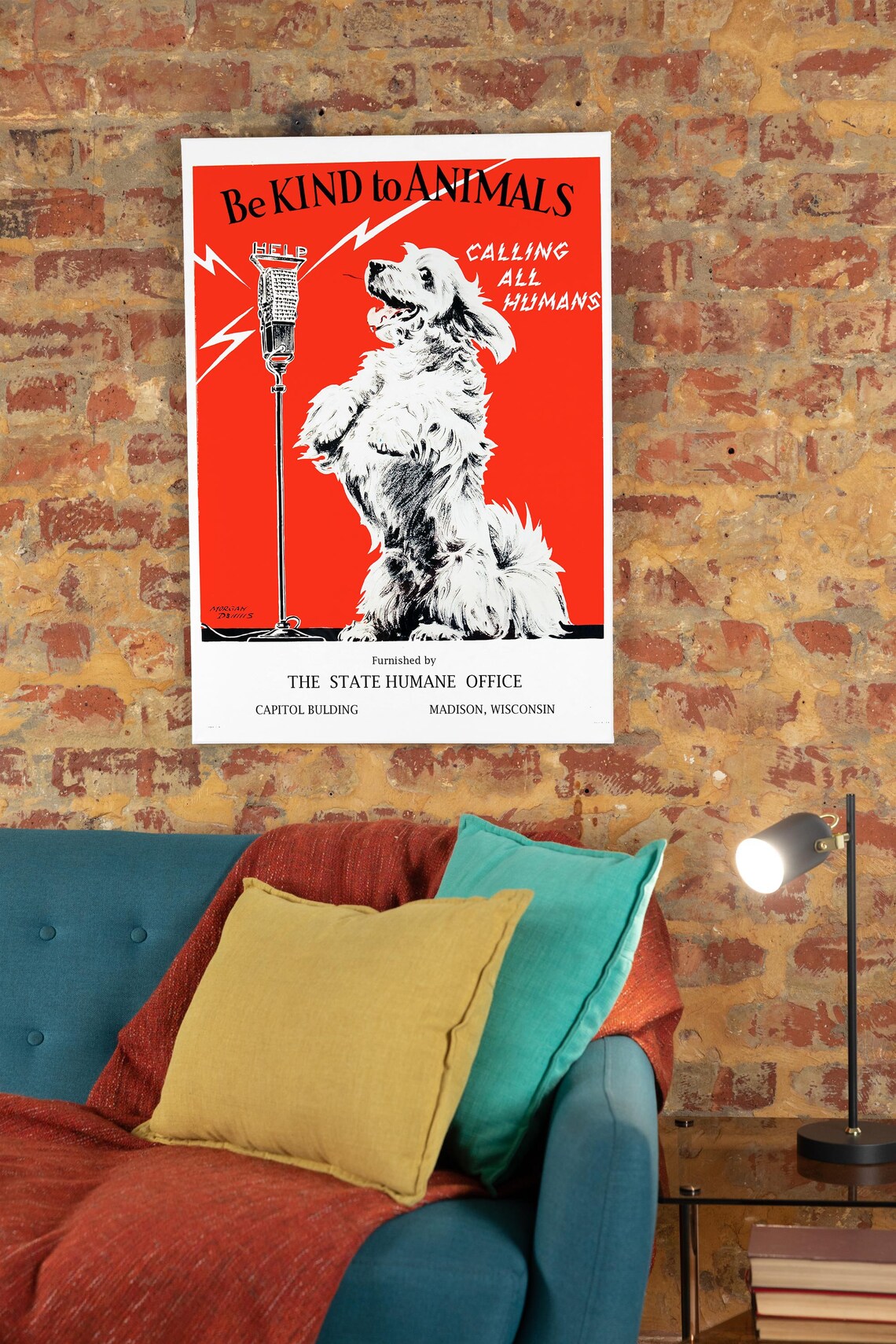 Be Kind to Animals Advertising Poster | PRINTABLE Wall Art | DOG CALL ...