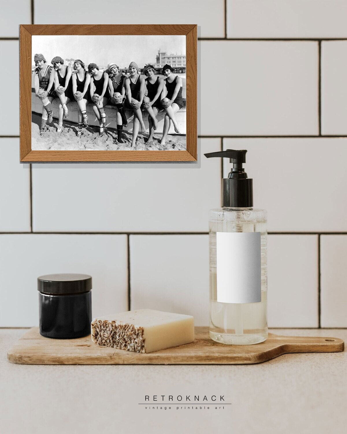 Art Deco Flappers at the Beach | 20's Printable Photo Sennet's Bathing ...