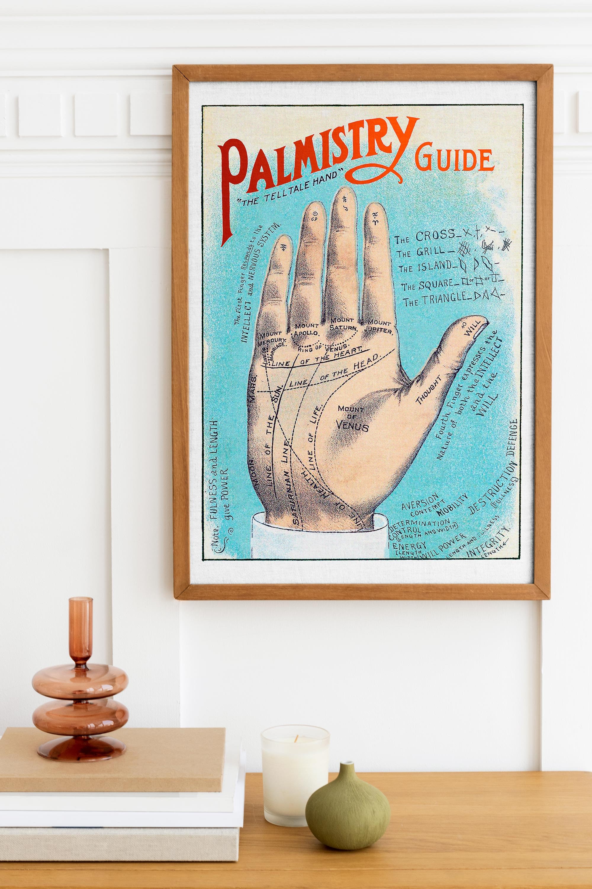 PALMISTRY HAND | Printable Wall Art | Palmistry Print | Hand Reading ...
