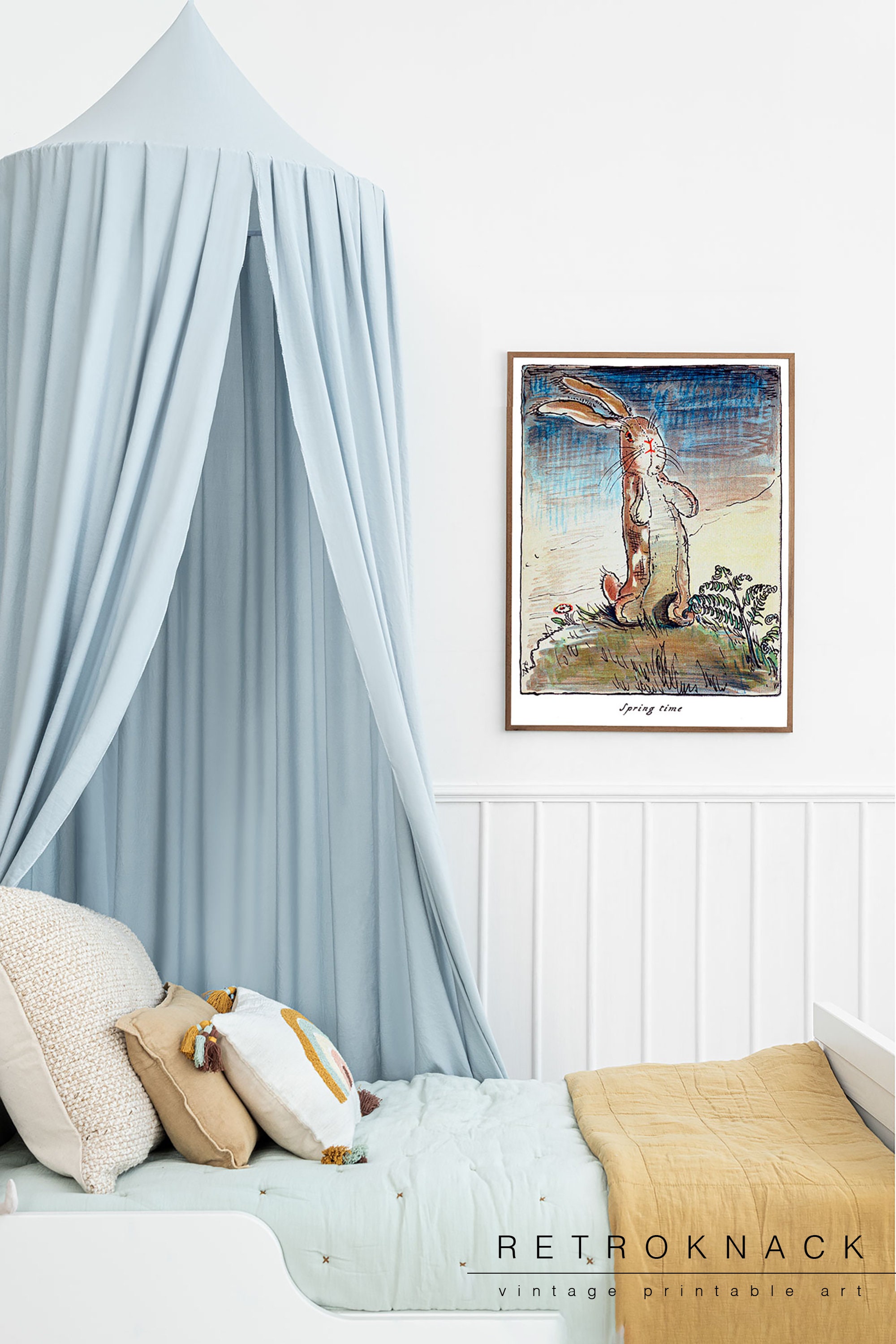The Velveteen Rabbit Printable Wall Art | Nursery Decor | Vintage Bunny ...