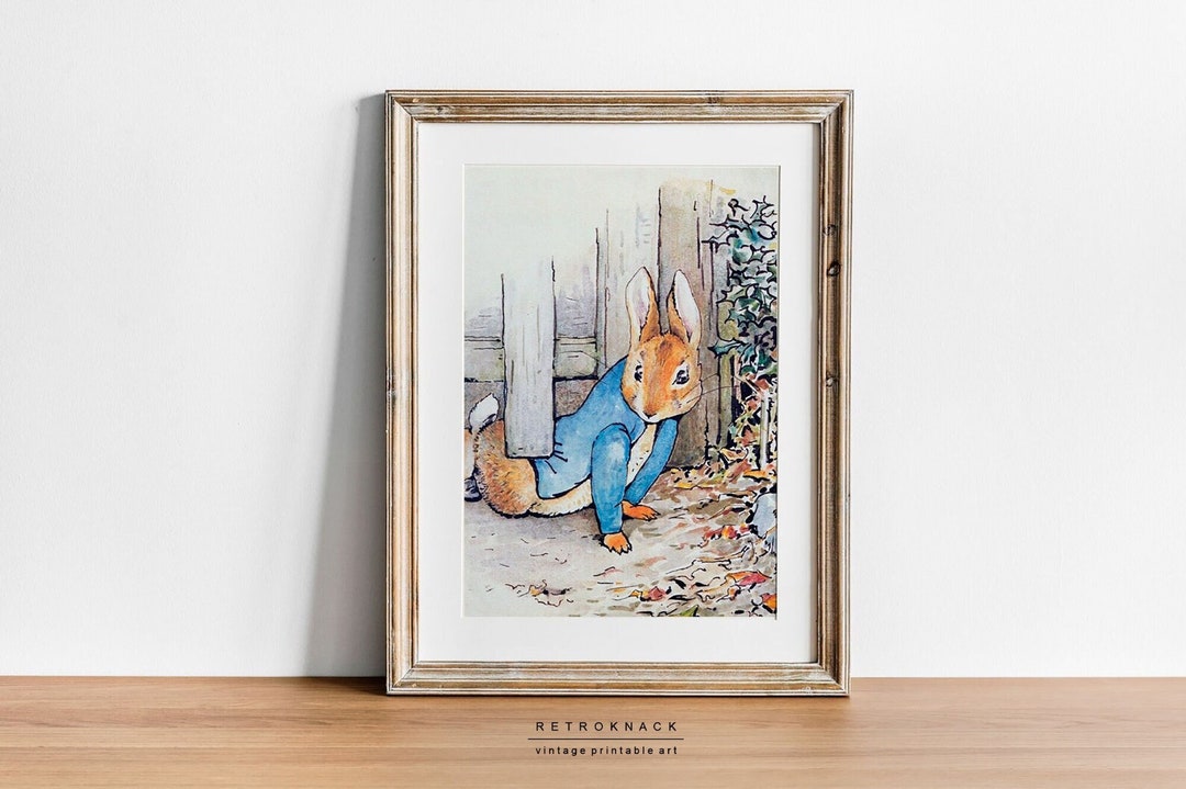 Beatrix Potter Prints | Peter Rabbit's Mischief Printable Wall Art 5 ...
