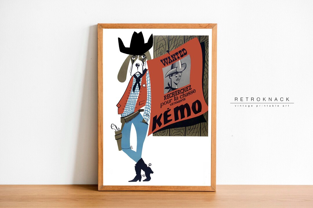 Wild West Poster | Printable Wall Art Fashion Posters | Vintage ...