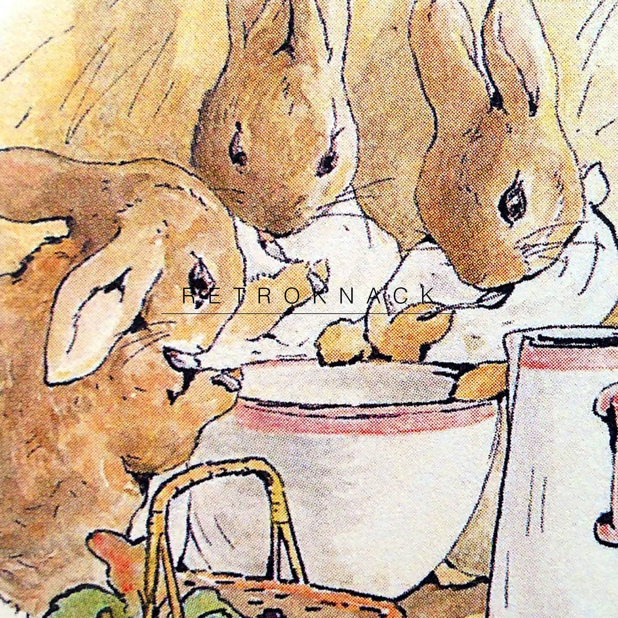 Benjamin Bunny Printable Wall Art | Nursery Decor | Beatrix Potter ...