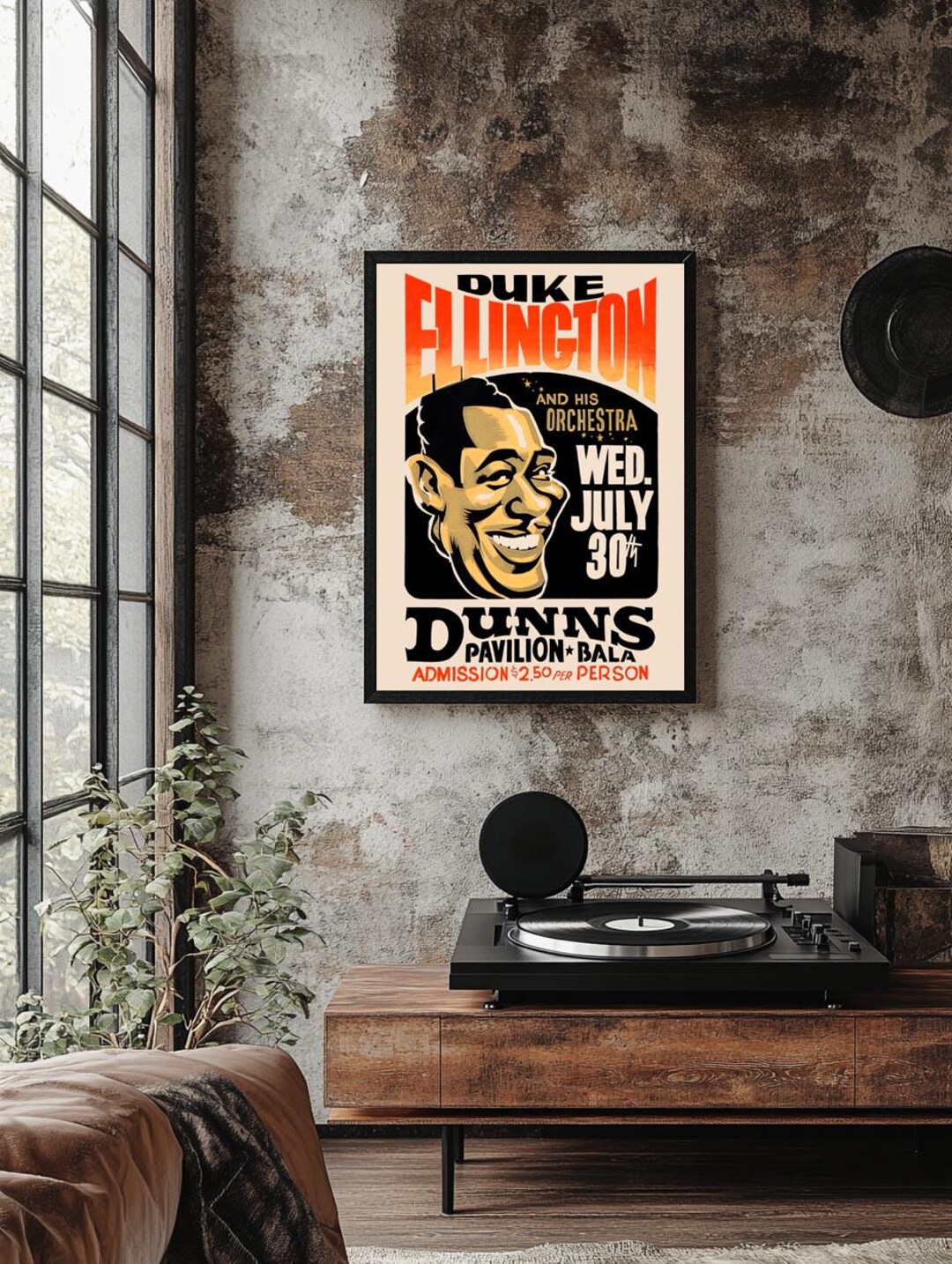 Duke Ellington Poster | Printable Wall Art | Jazz Art Prints | Harlem's ...