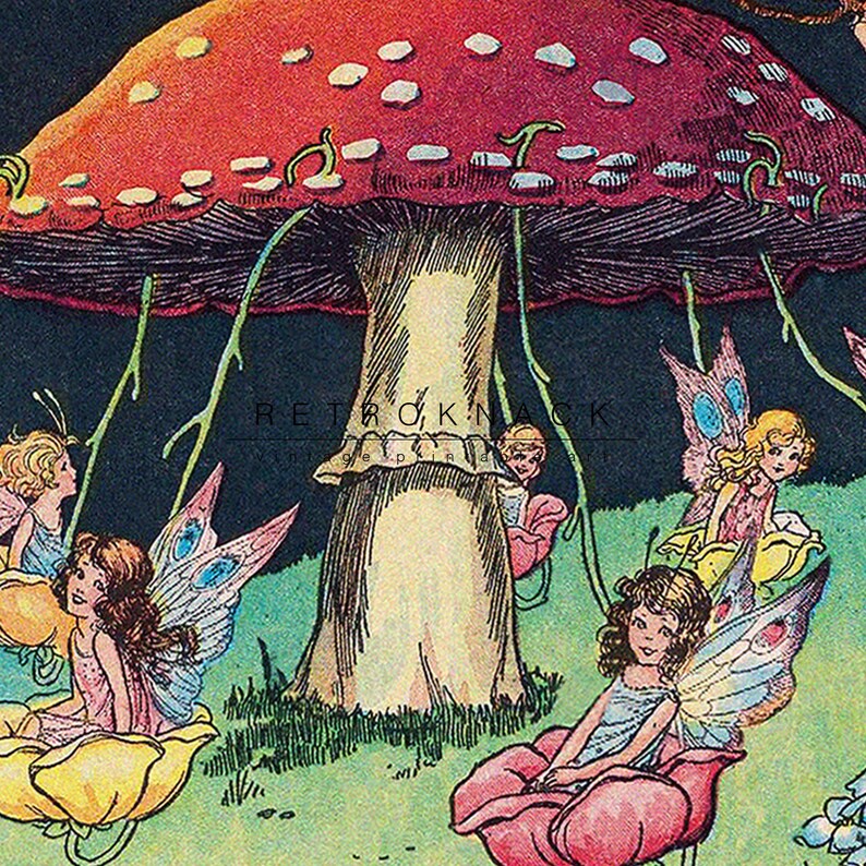 FAIRY Carousel | Printable Wall Art | Enchanted Forest Decor | Mini Art ...