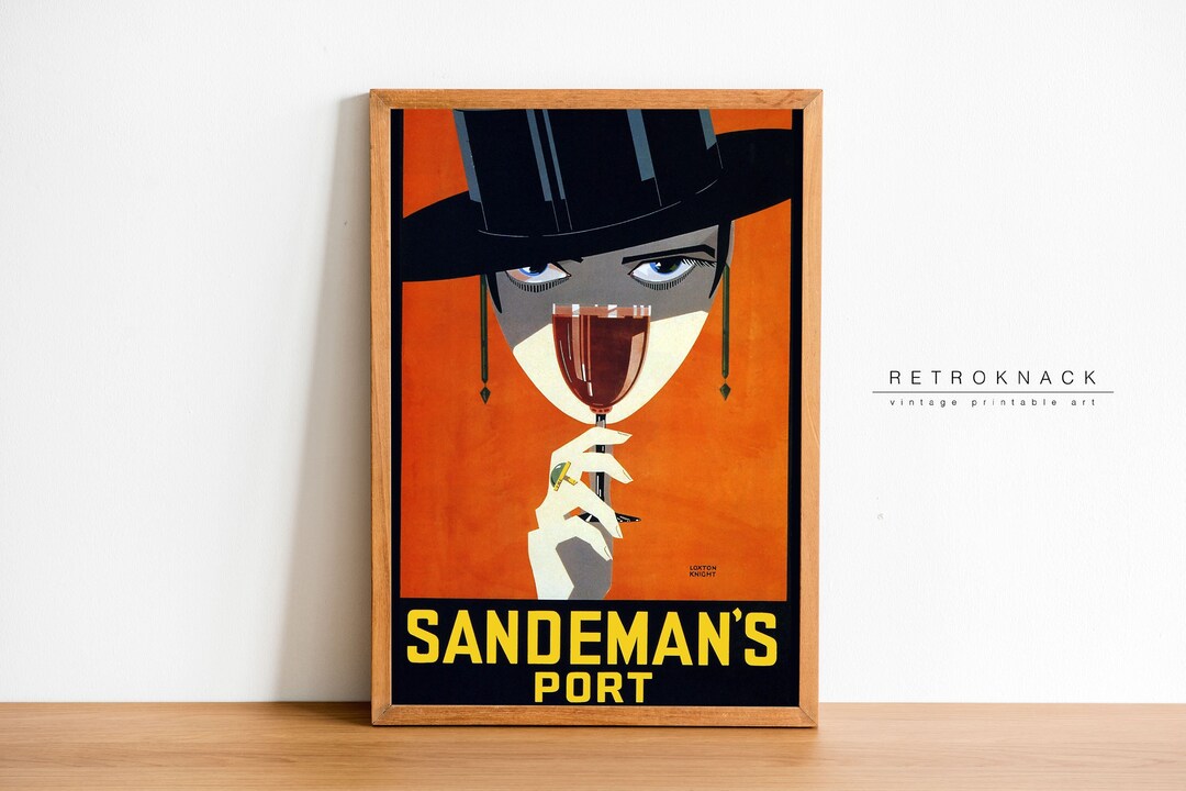 Drink POSTER, Port Wine | Printable Wall Art Retro | Alcohol Posters ...