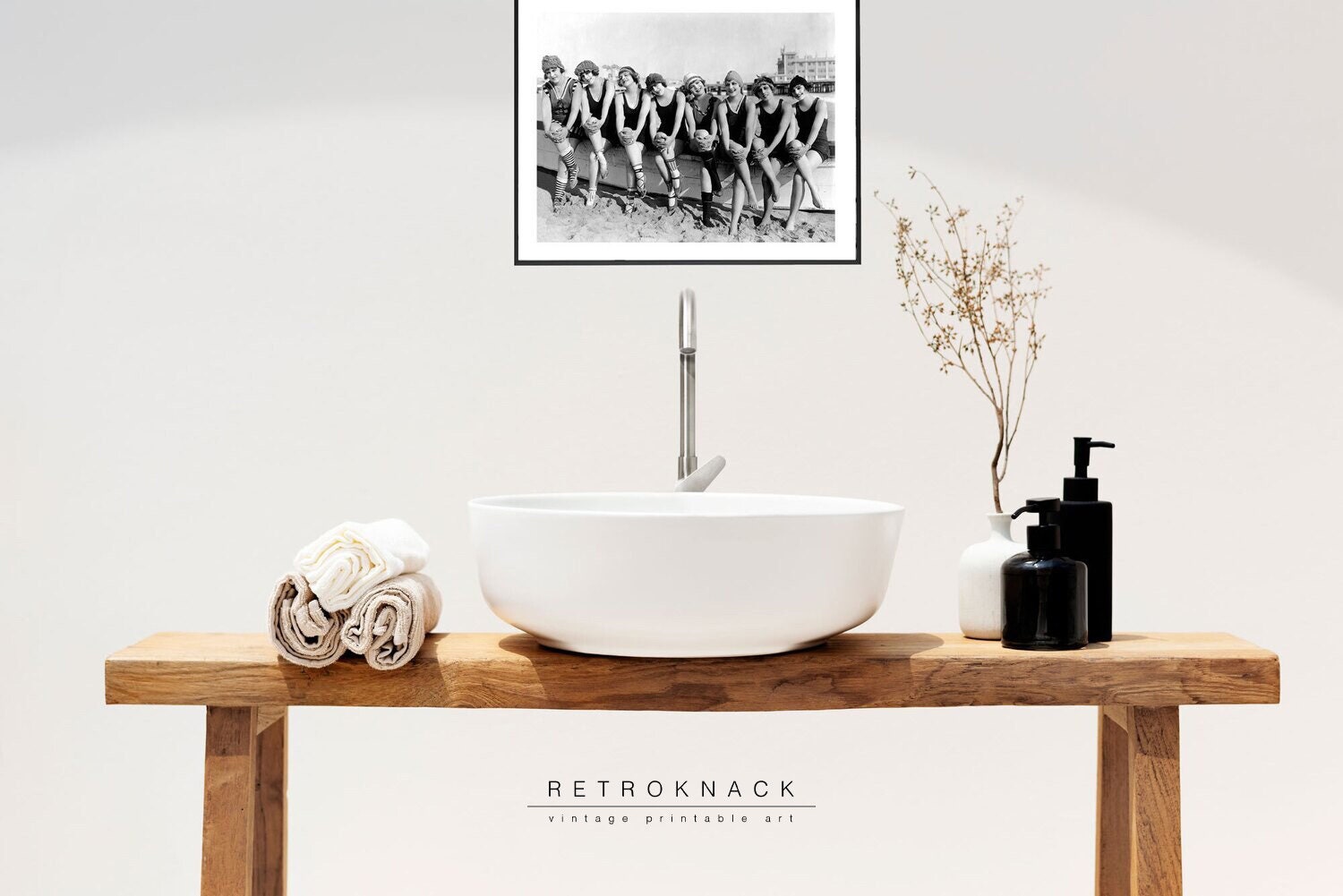 Art Deco Flappers at the Beach | 20's Printable Photo Sennet's Bathing ...