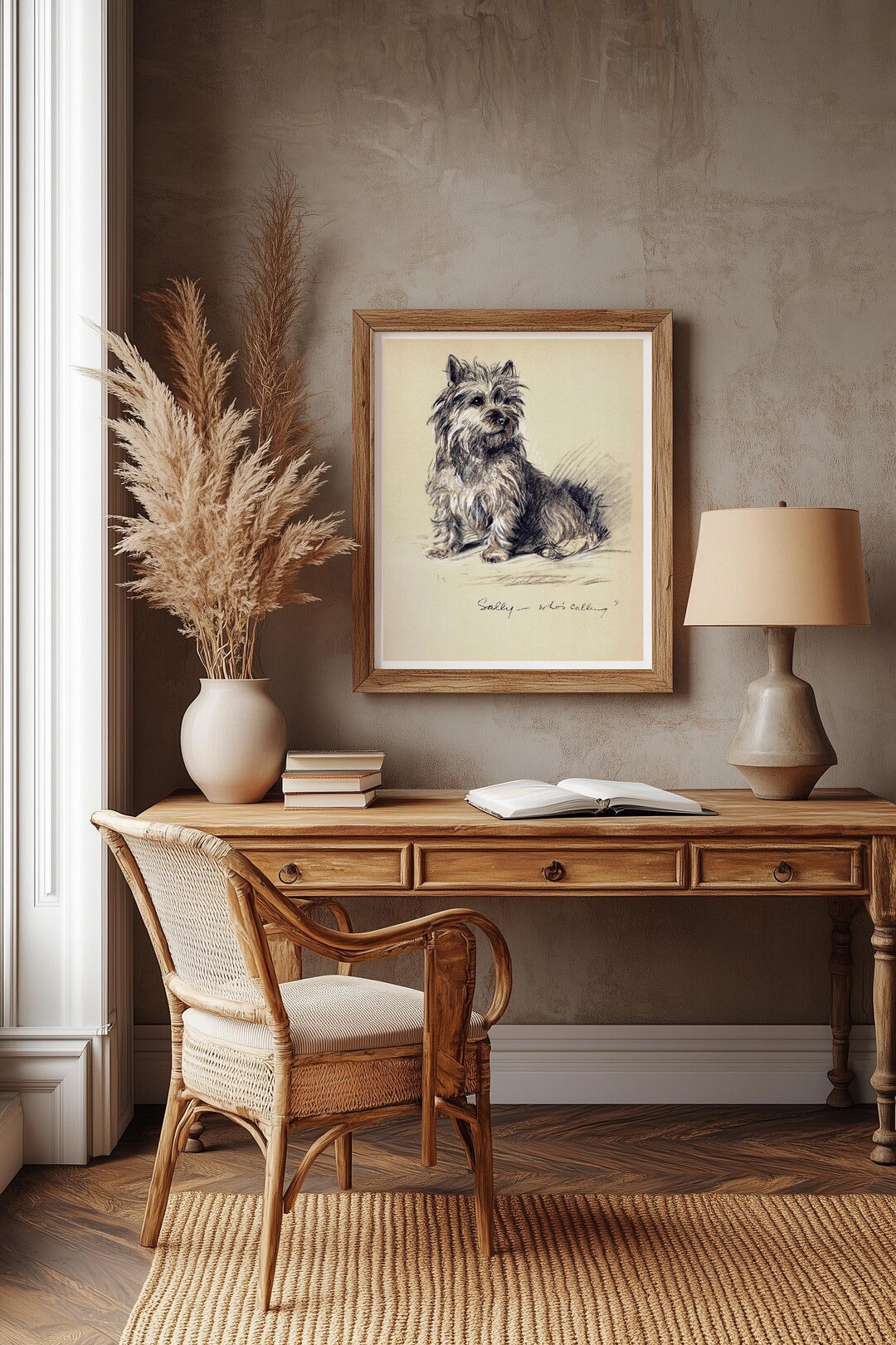 Cairn Terrier Print Sketch | Dog Printable Wall Art | Lucy Dawson Art ...