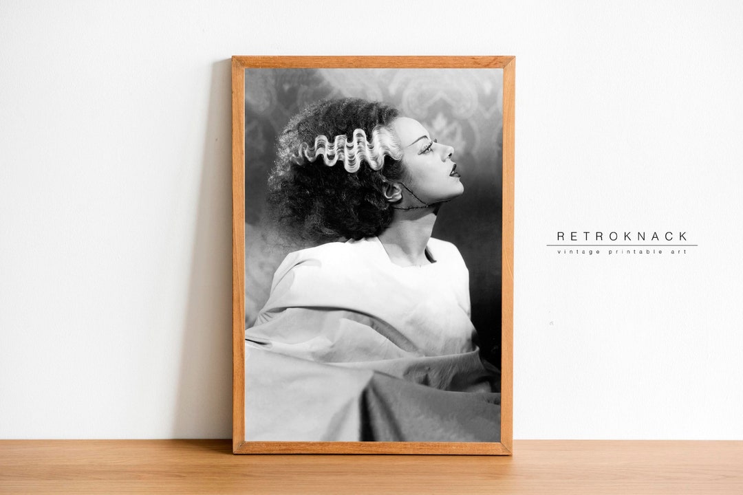 FRANKENSTEIN BRIDE POSTER | Printable Wall Art | 30's Horror Movie ...