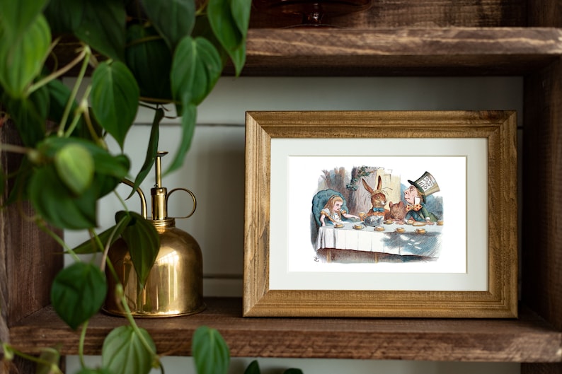 Mad Hatter Tea Party Printable Wall Art | Alice in Wonderland Decor ...