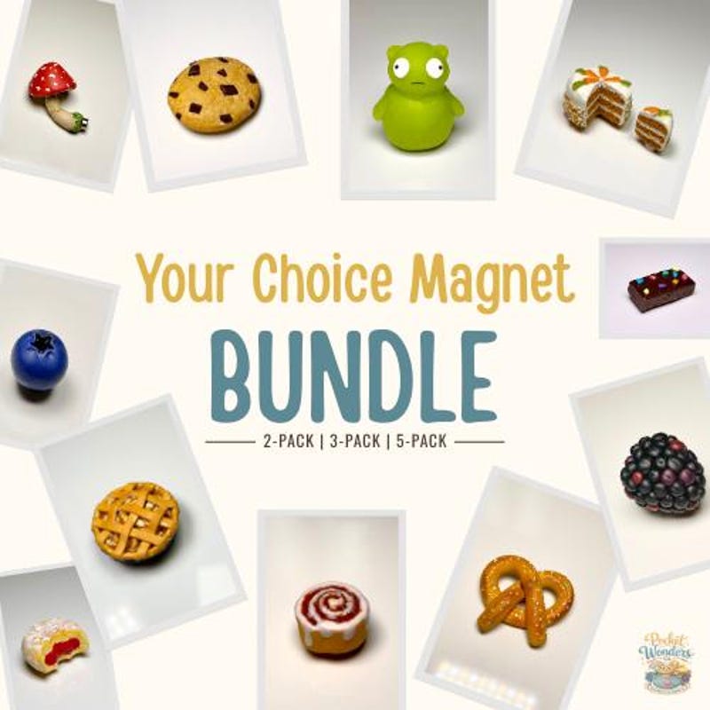 Clay Magnets - Etsy
