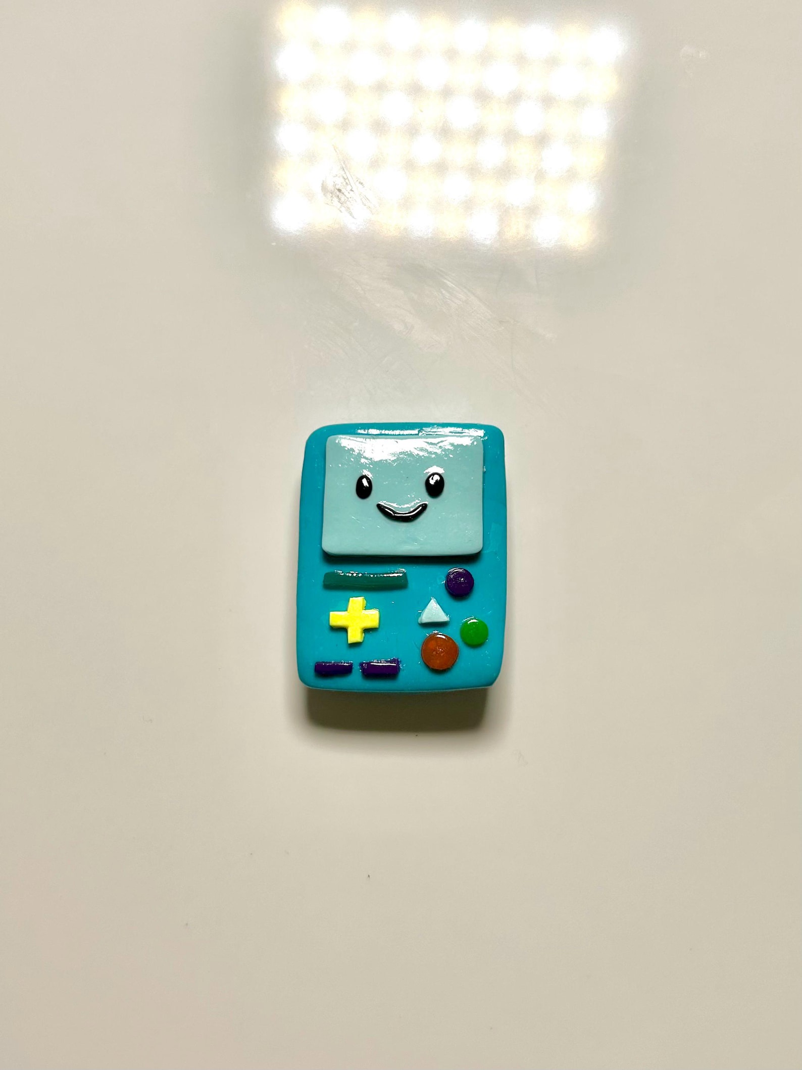 Retro Game Console Character Magnet – Handmade Polymer Clay Fridge ...