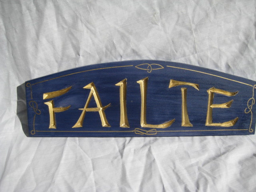 Arched Failte Sign - Etsy